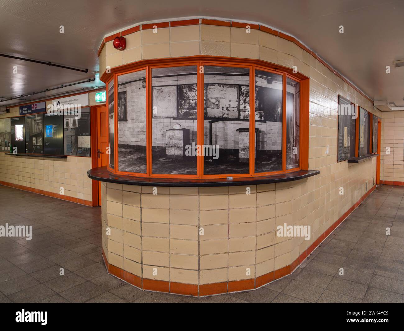 Inside the Nordbahnhof S-Bahn station, a preserved 'ghost' station on ...