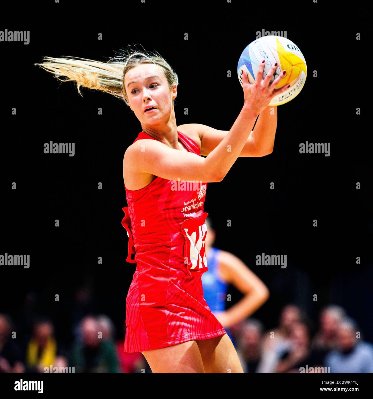 NOTTINGHAM, UNITED KINGDOM. Feb 17, 24. Emma Love in action during ...