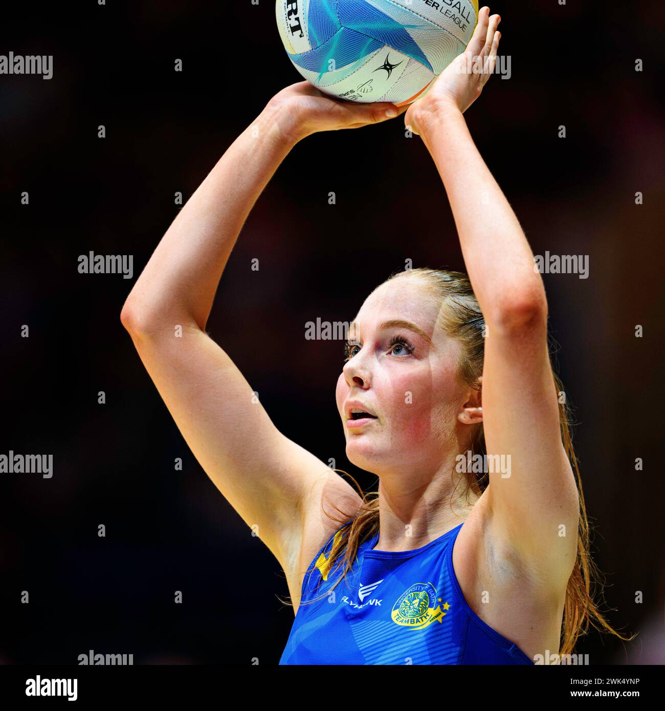 NOTTINGHAM, UNITED KINGDOM. Feb 17, 24. Lily-May Catling in action ...