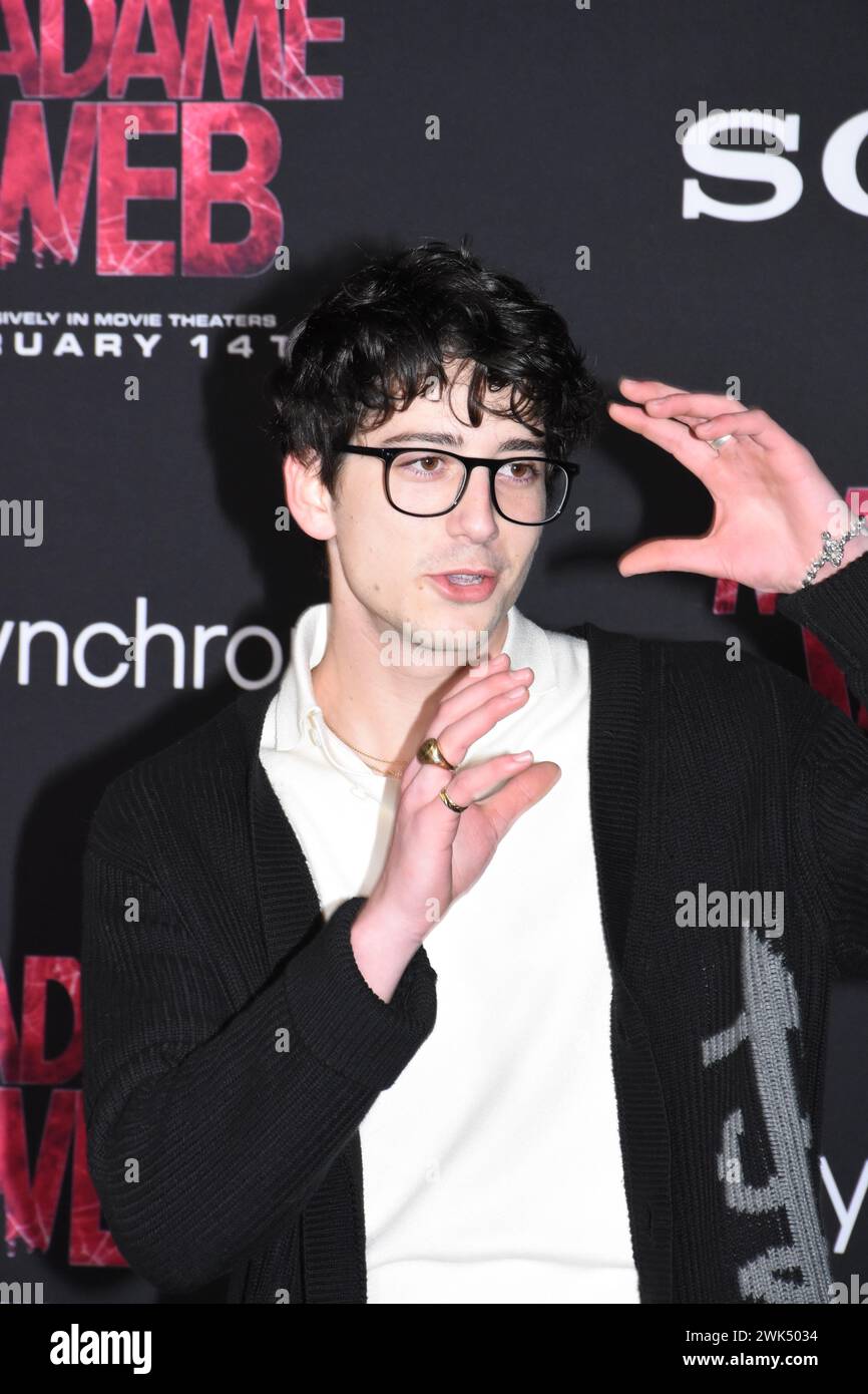 Los Angeles, California, USA 12th February 2024 Actor Milo Manheim ...