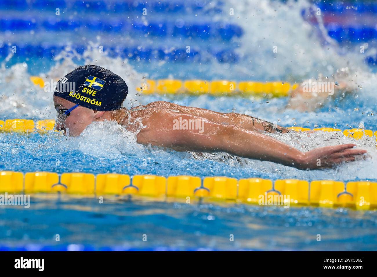 Doha, Qat. 18th Feb, 2024. Sarah Sjostrom from Swedenl at World ...