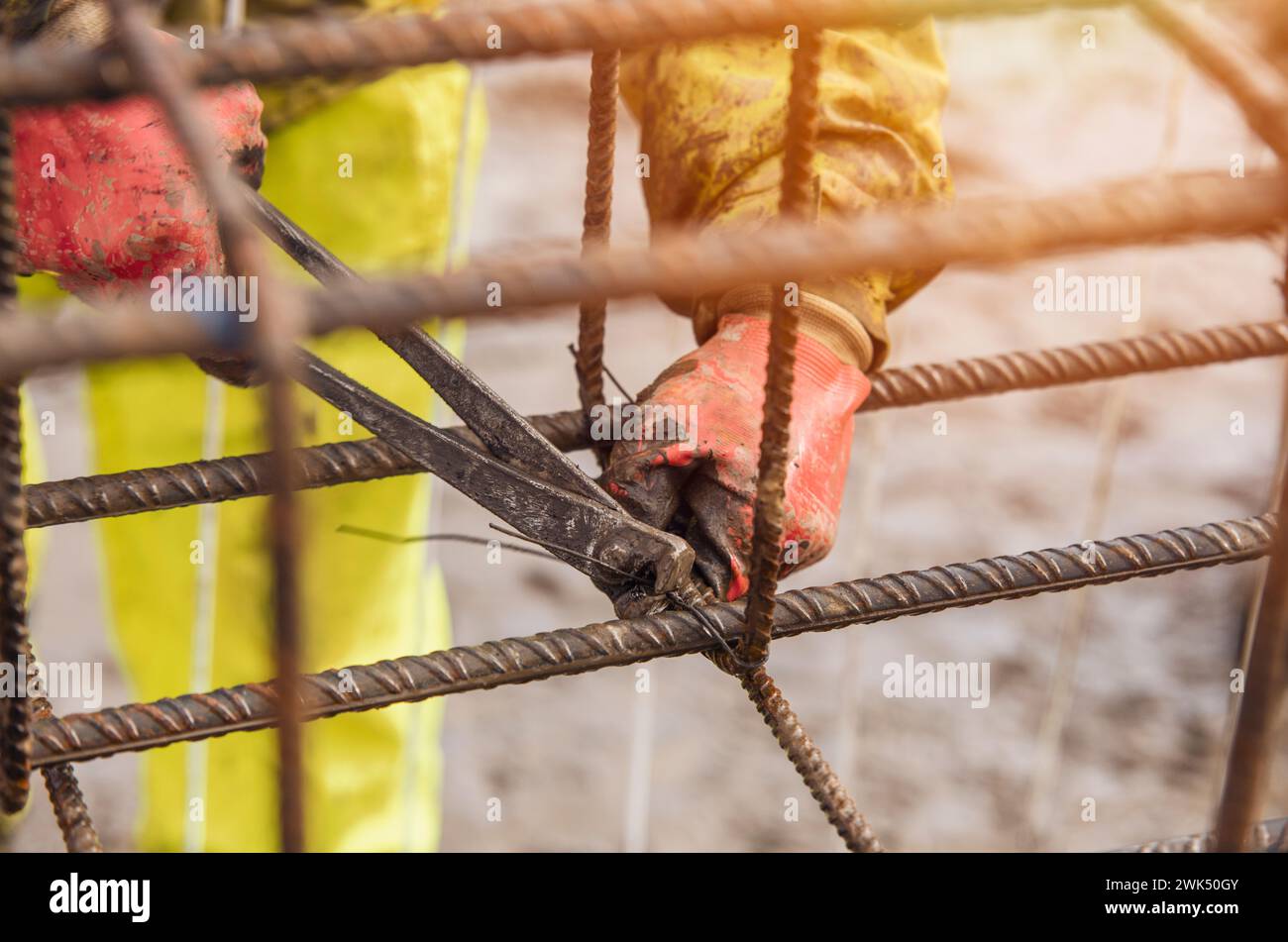 Reinforcing bar cutter hi-res stock photography and images - Alamy