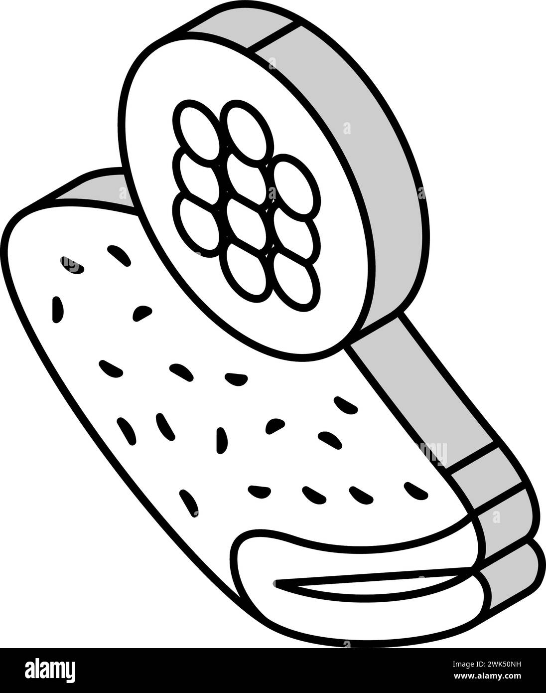 Acrylic Fabric Isometric Icon Vector Illustration Stock Vector Image And Art Alamy