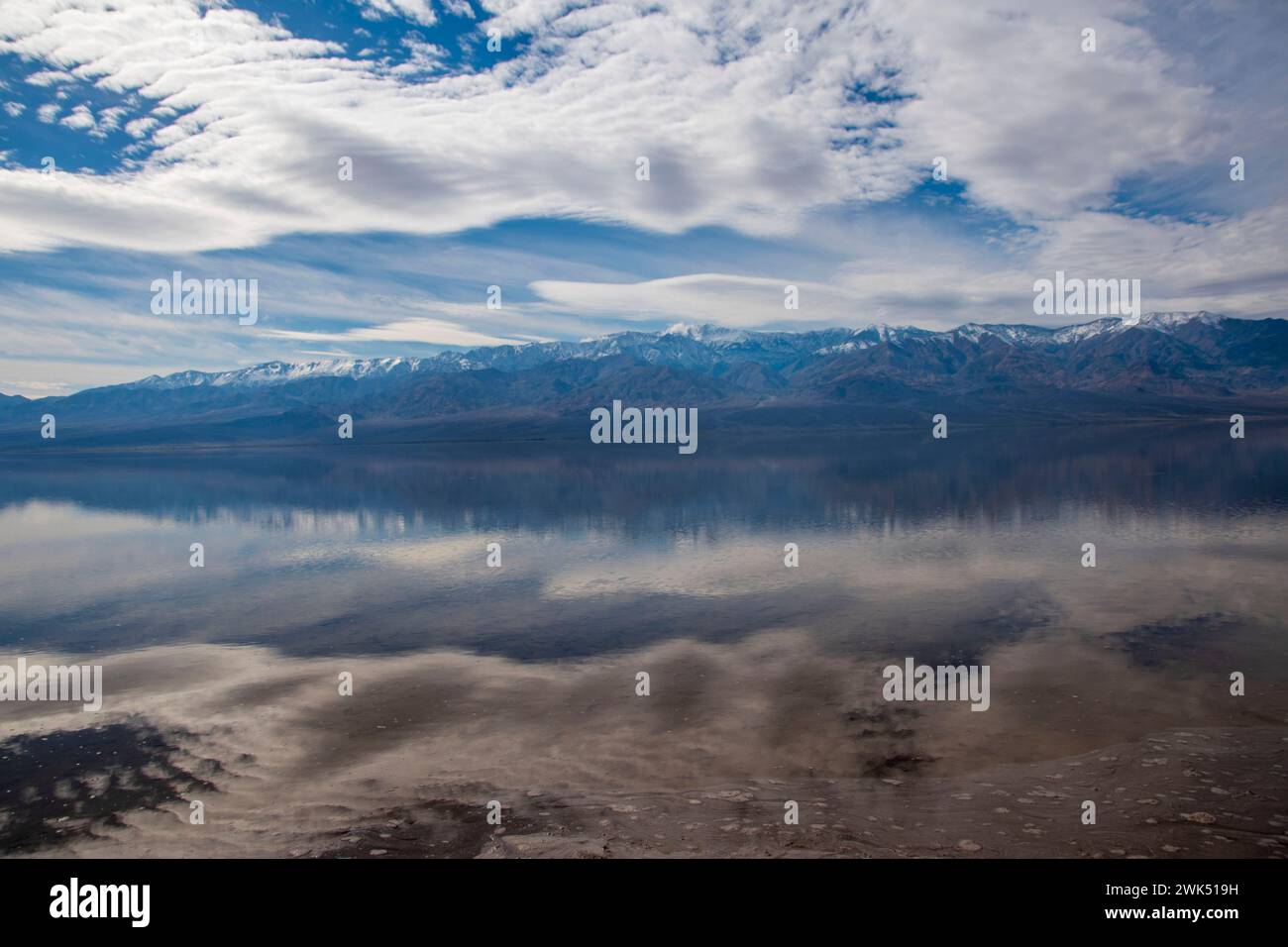 Lake Manly doesn't appear often in Badwater Basin in Death Valley ...
