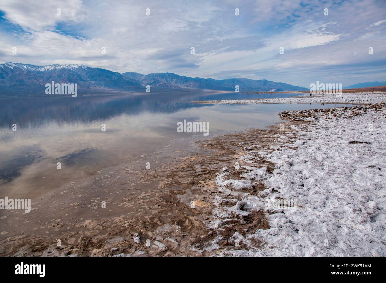 Lake Manly doesn't appear often in Badwater Basin in Death Valley ...