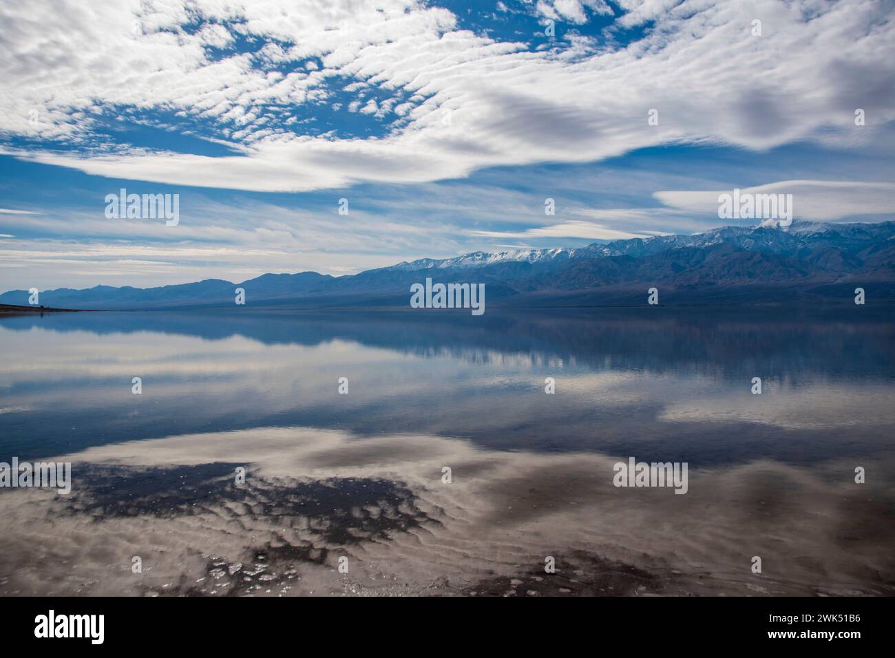 Lake Manly doesn't appear often in Badwater Basin in Death Valley ...
