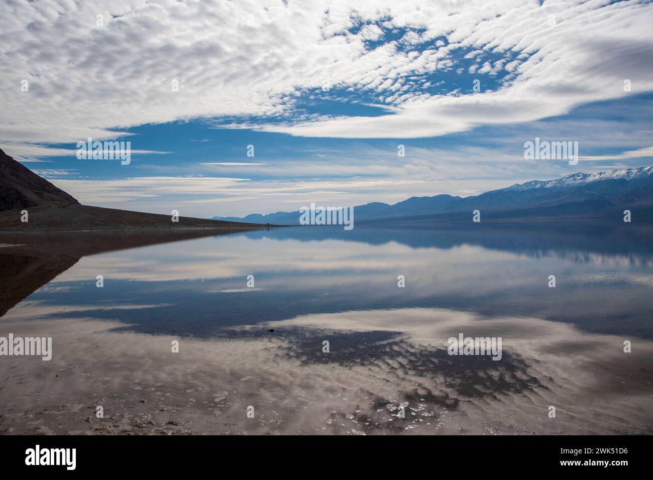 Lake Manly doesn't appear often in Badwater Basin in Death Valley ...