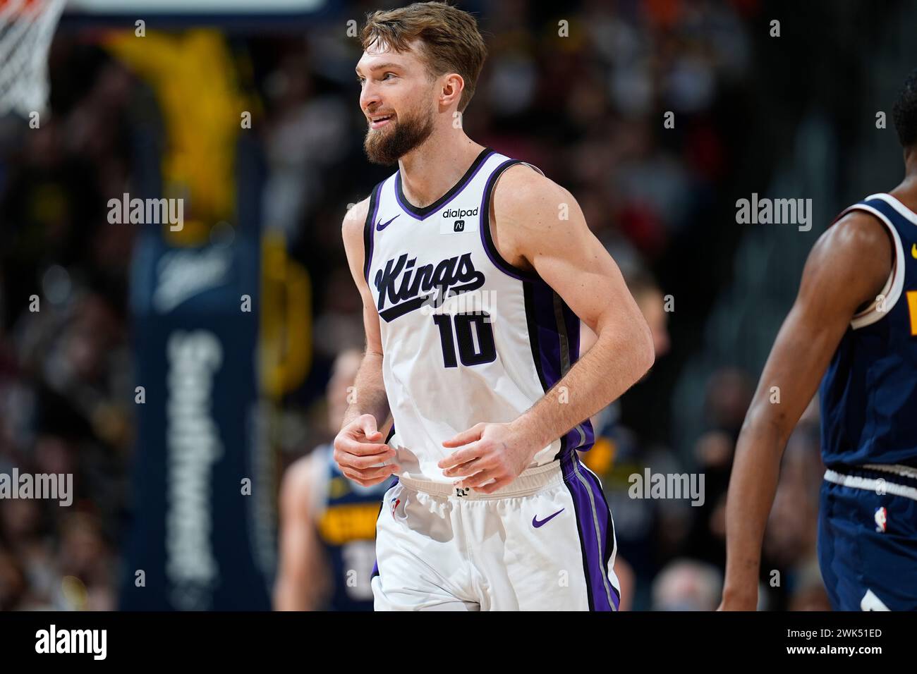 Sacramento Kings forward Domantas Sabonis (10) in the second half of an NBA basketball game ...