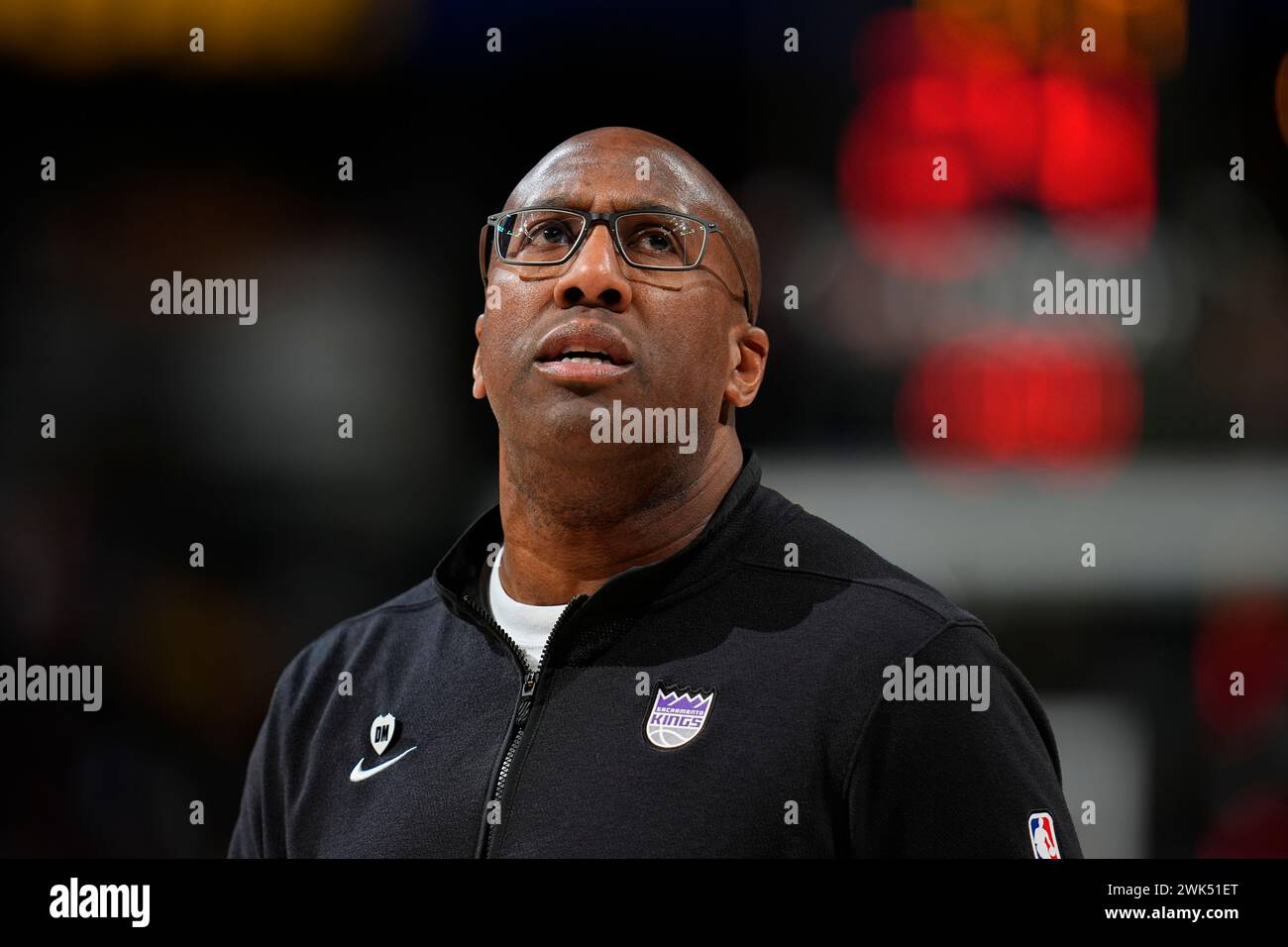 Sacramento Kings head coach Mike Brown in the first half of an NBA basketball game Wednesday ...