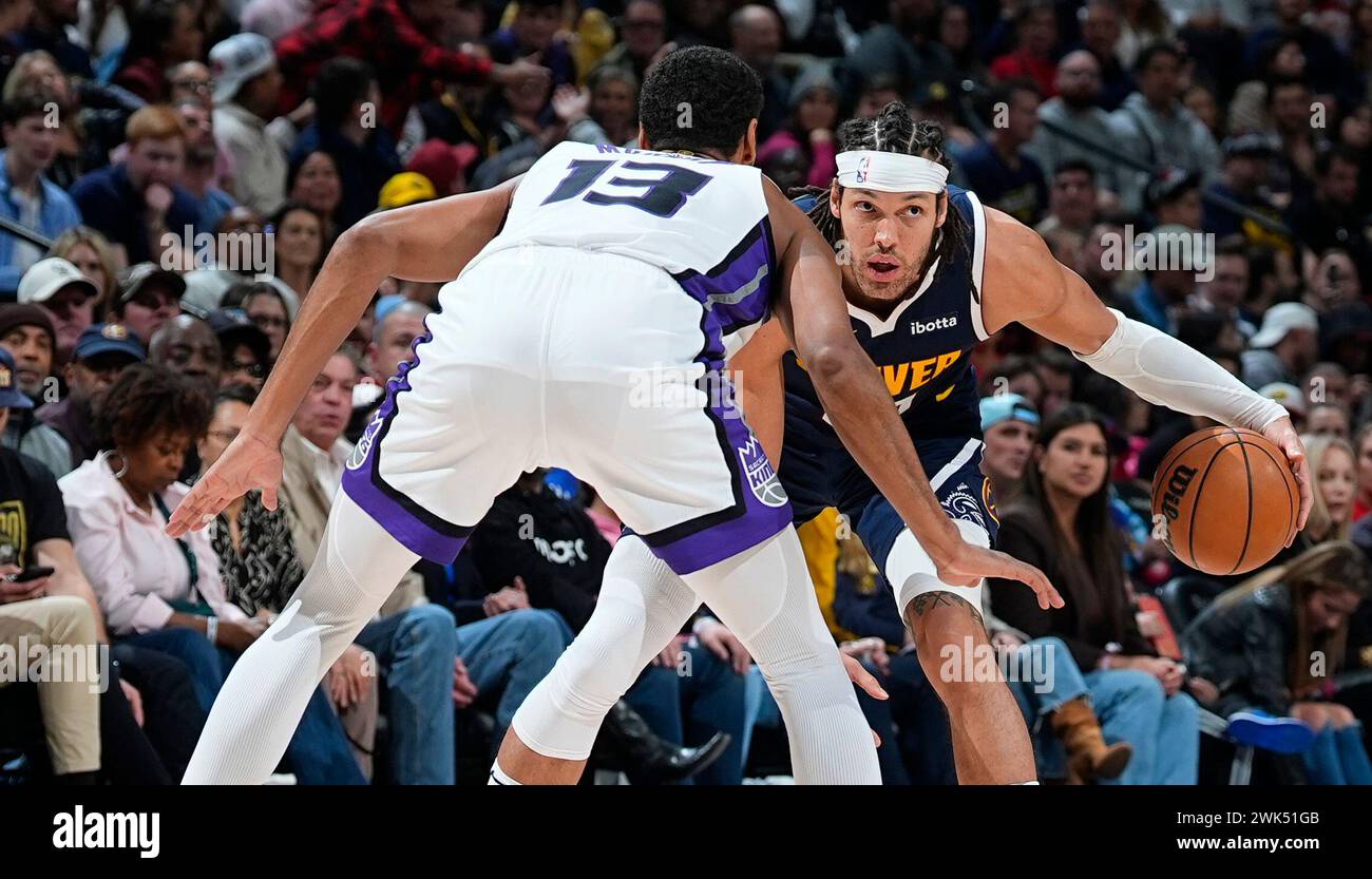 Denver Nuggets forward Aaron Gordon (50) and Sacramento Kings forward ...