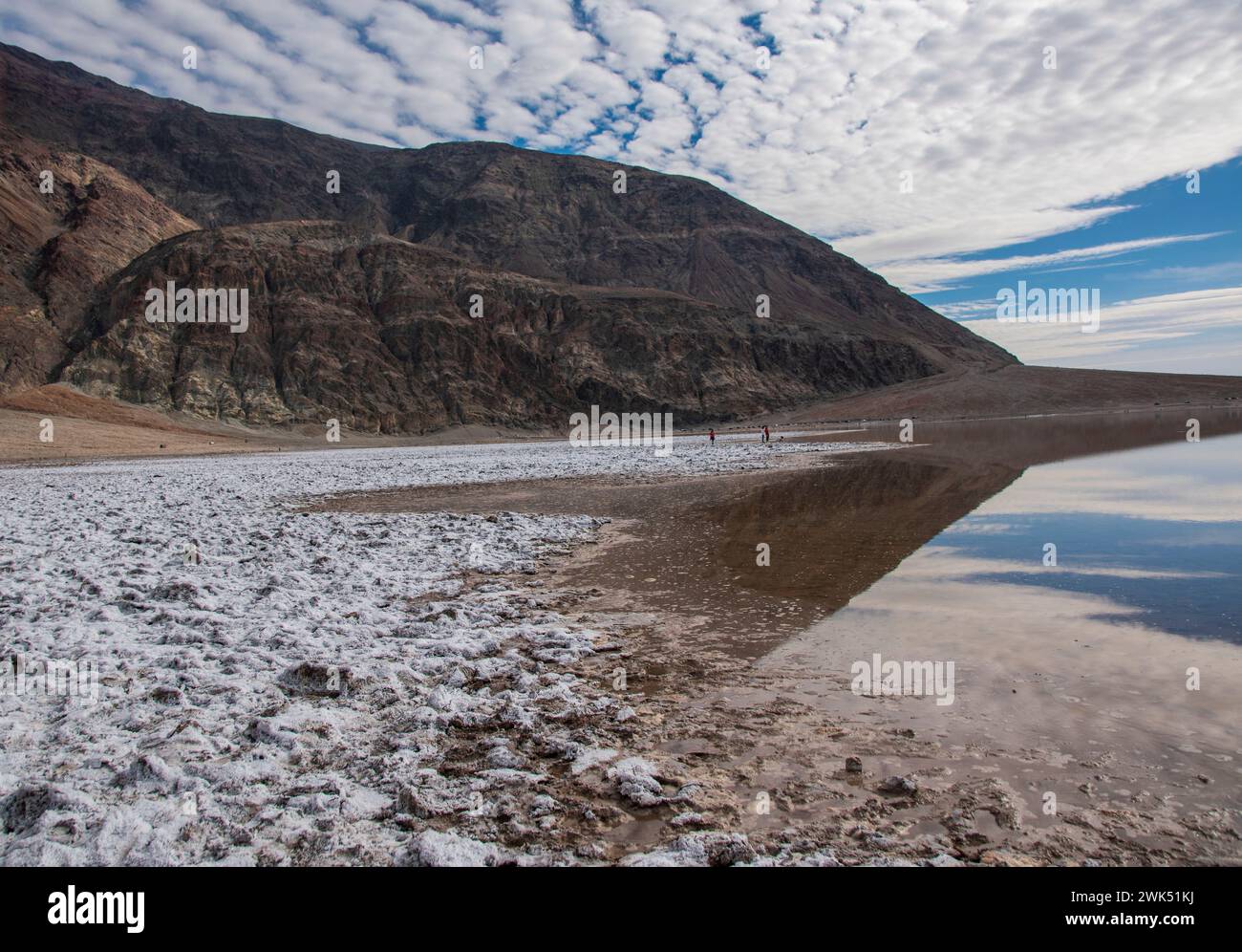 Lake Manly doesn't appear often in Badwater Basin in Death Valley ...