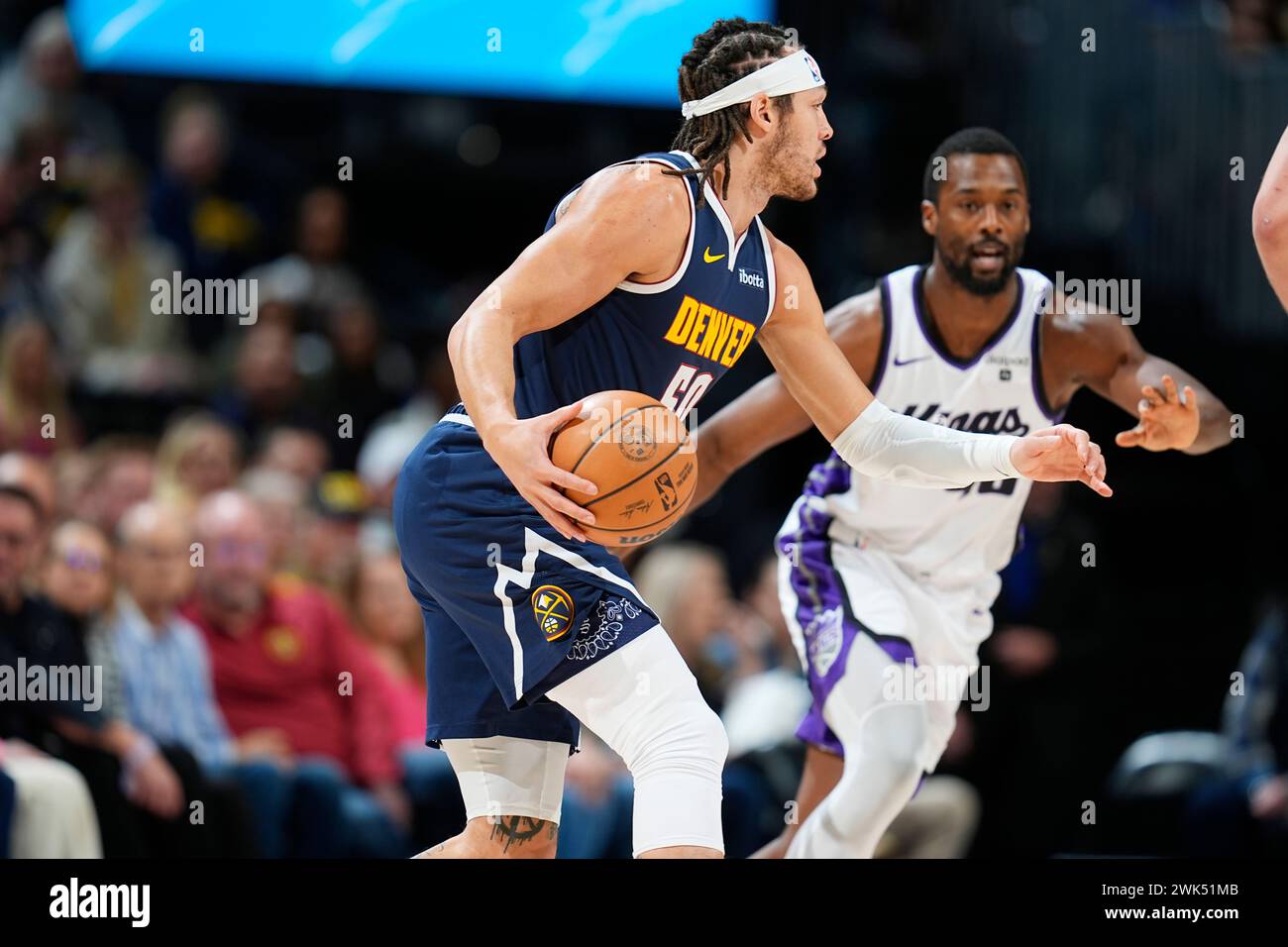 Denver Nuggets forward Aaron Gordon (50) and Sacramento Kings forward ...