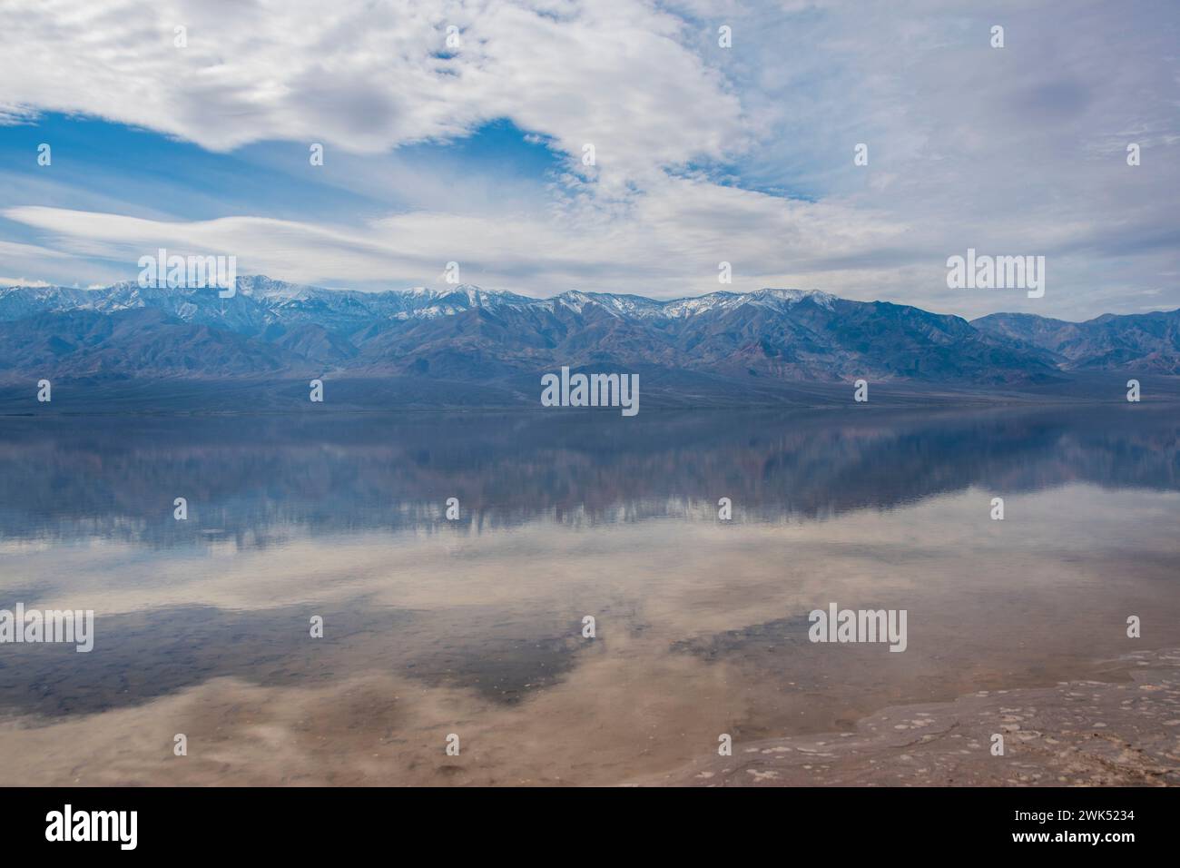 Lake Manly doesn't appear often in Badwater Basin in Death Valley ...