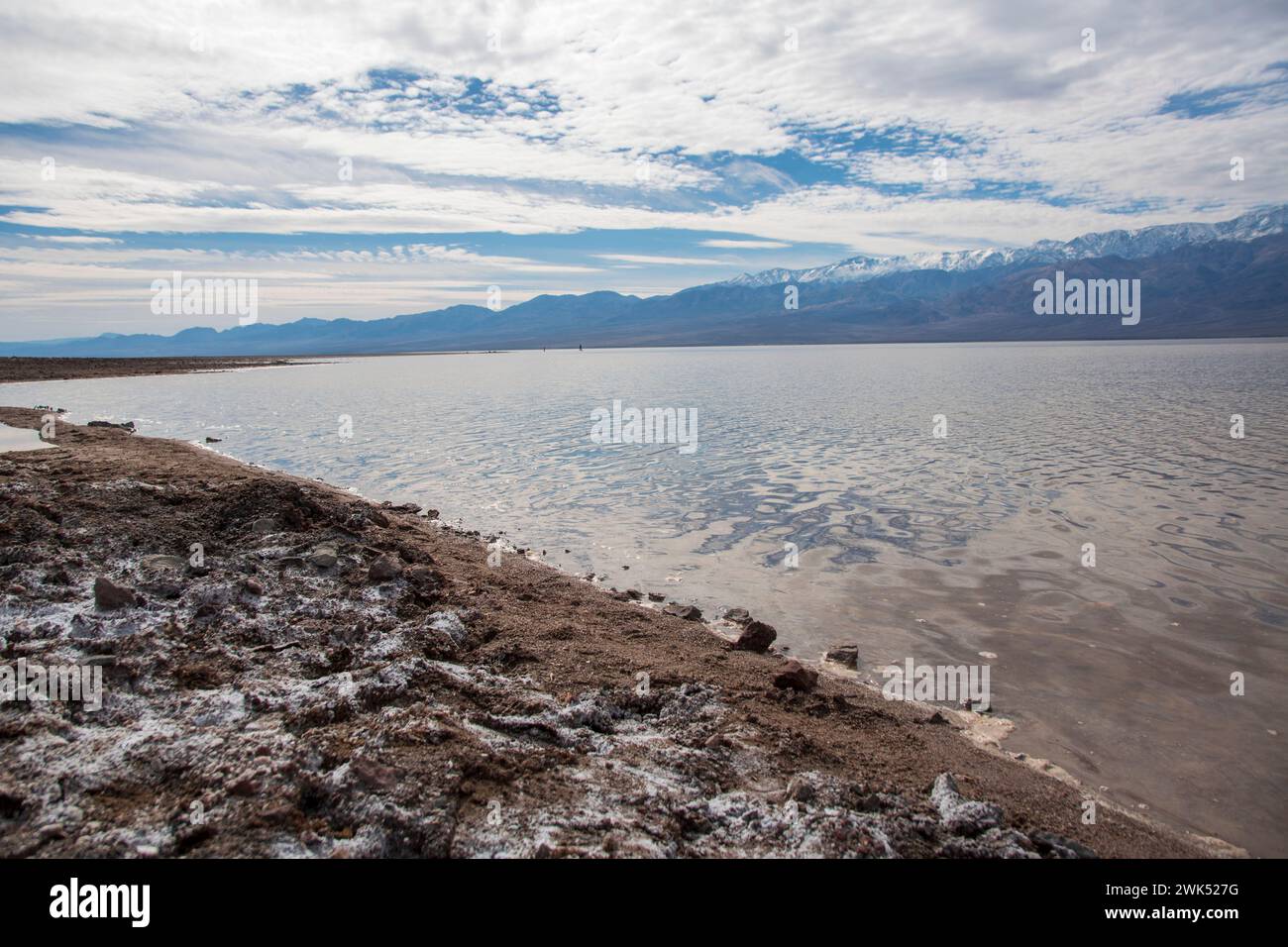 Lake Manly doesn't appear often in Badwater Basin in Death Valley ...