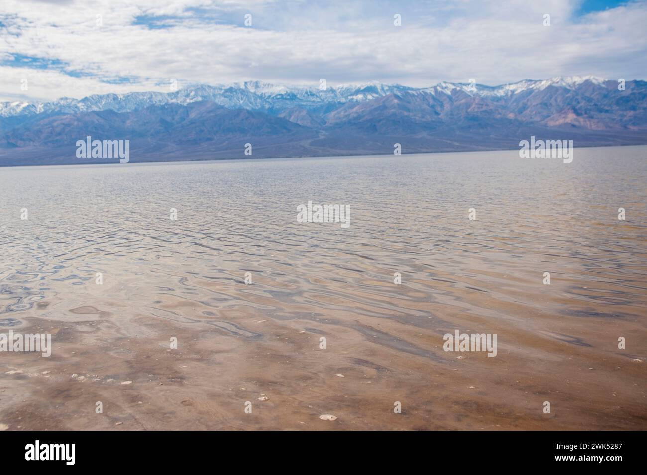Lake Manly doesn't appear often in Badwater Basin in Death Valley ...
