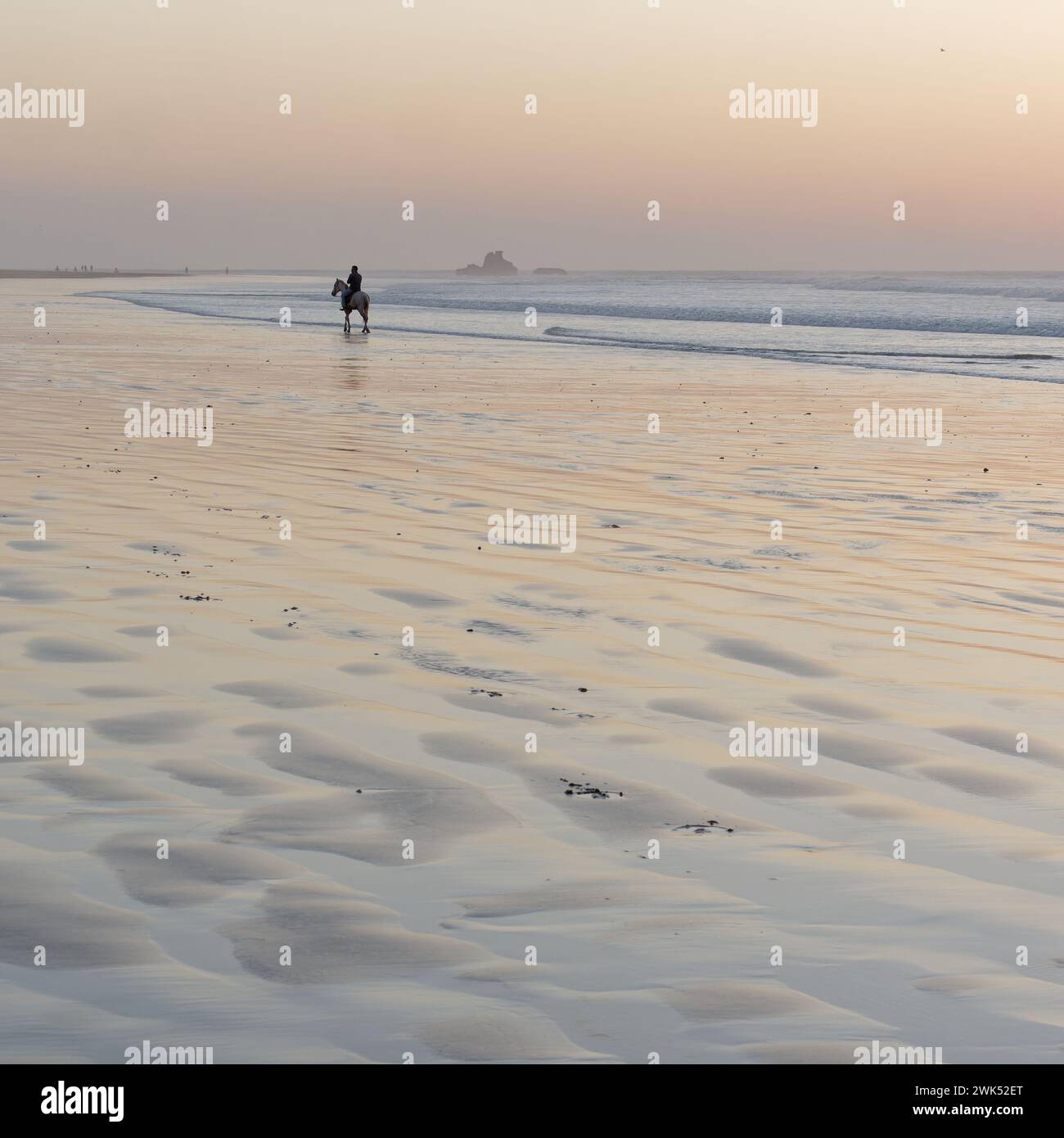 Rock formation on sandy hi-res stock photography and images - Alamy