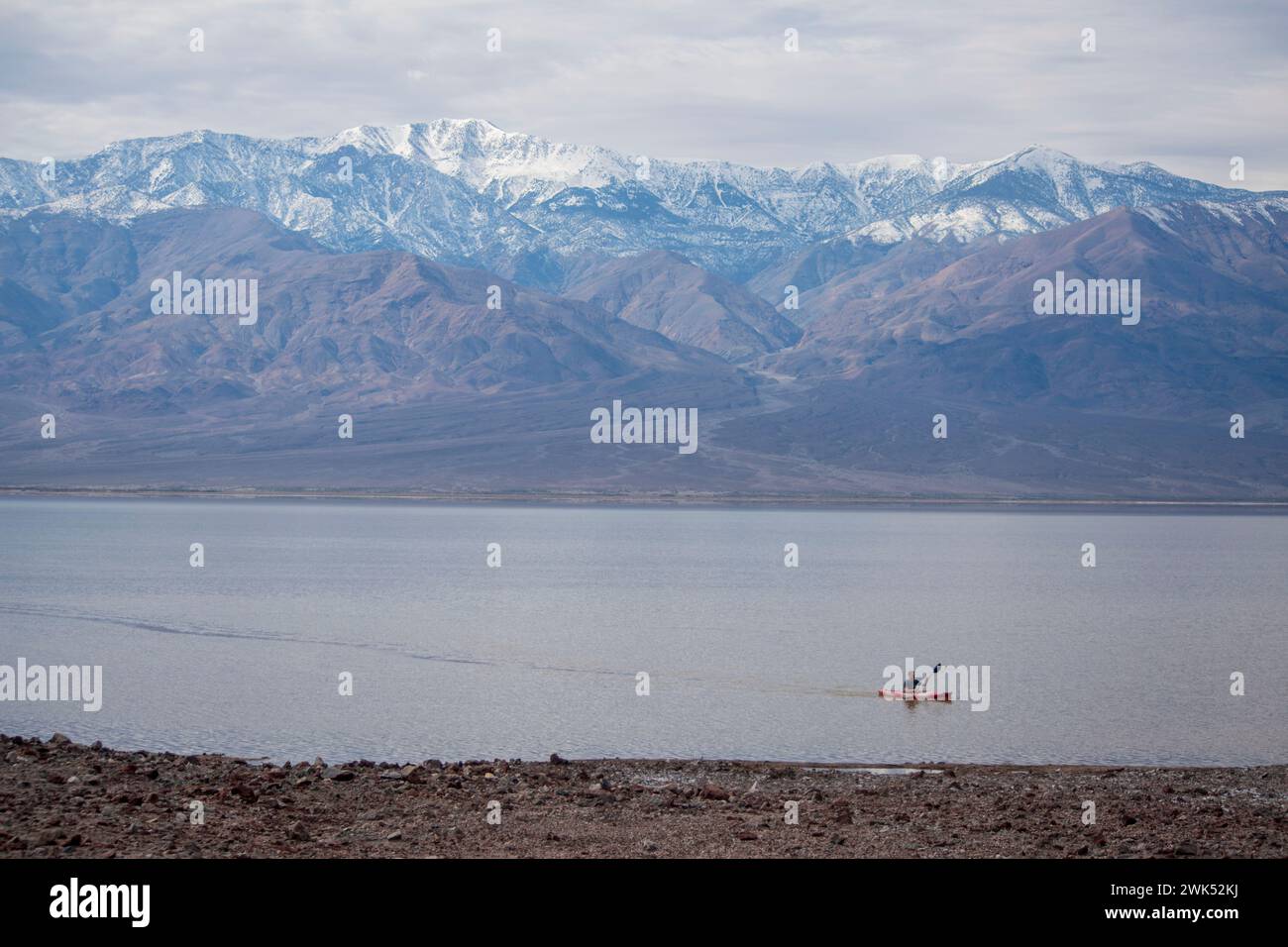 Lake Manly doesn't appear often in Badwater Basin in Death Valley ...