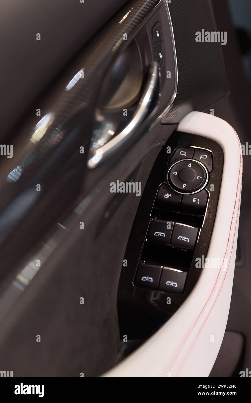 Car door controls hi-res stock photography and images - Alamy