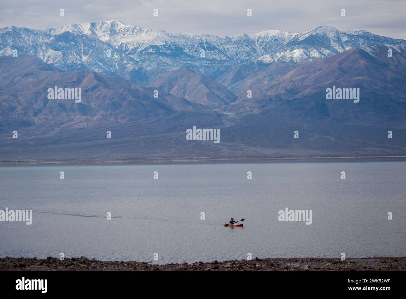 Lake Manly doesn't appear often in Badwater Basin in Death Valley ...