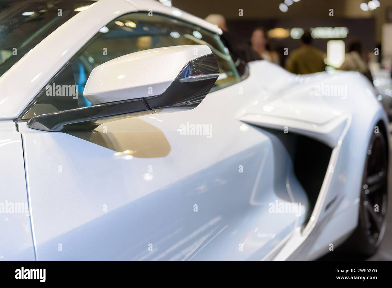Design detail or feature in a Corvette Ray car Stock Photo - Alamy
