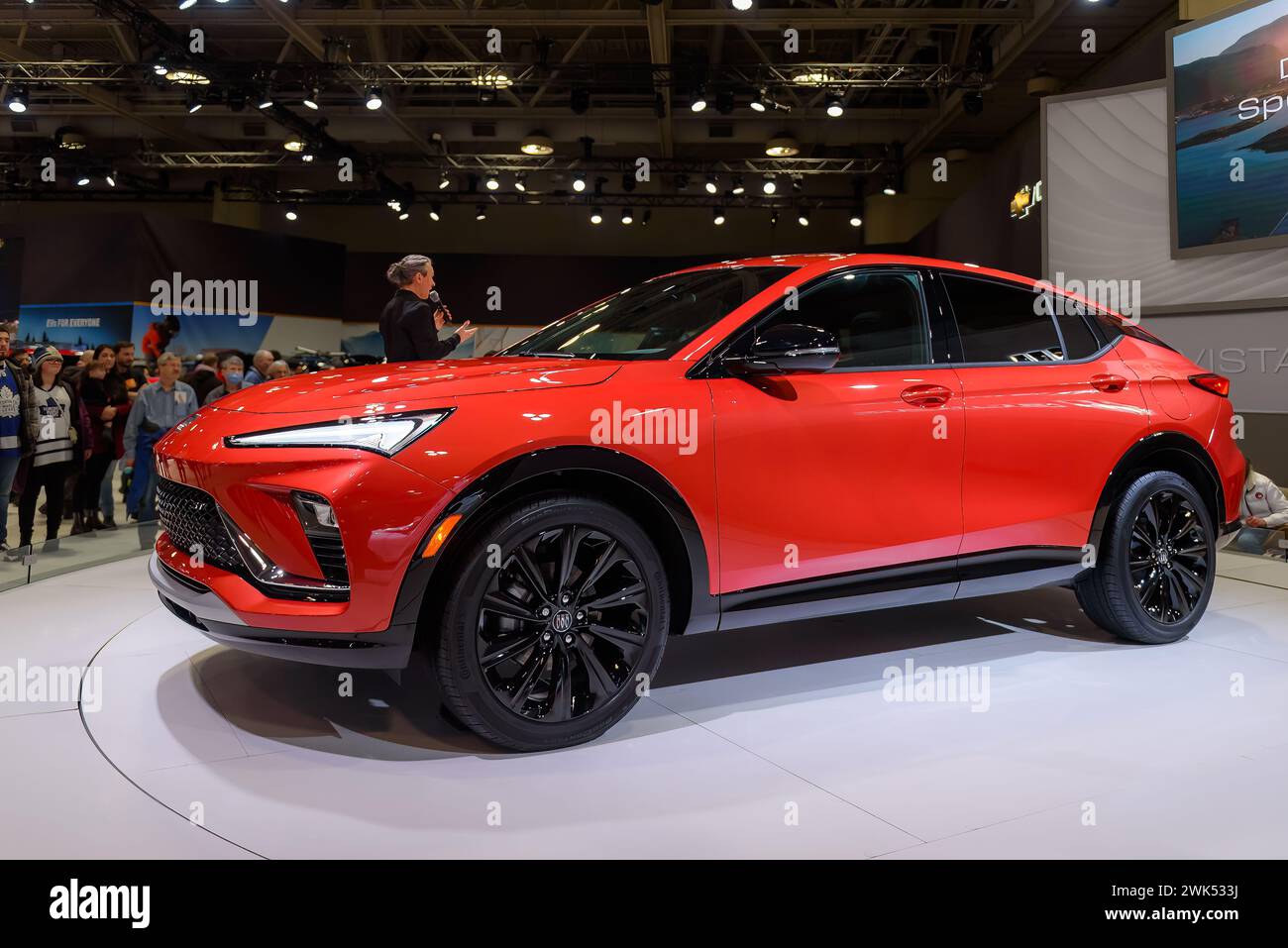 The new design of a red Buick Envista Stock Photo - Alamy