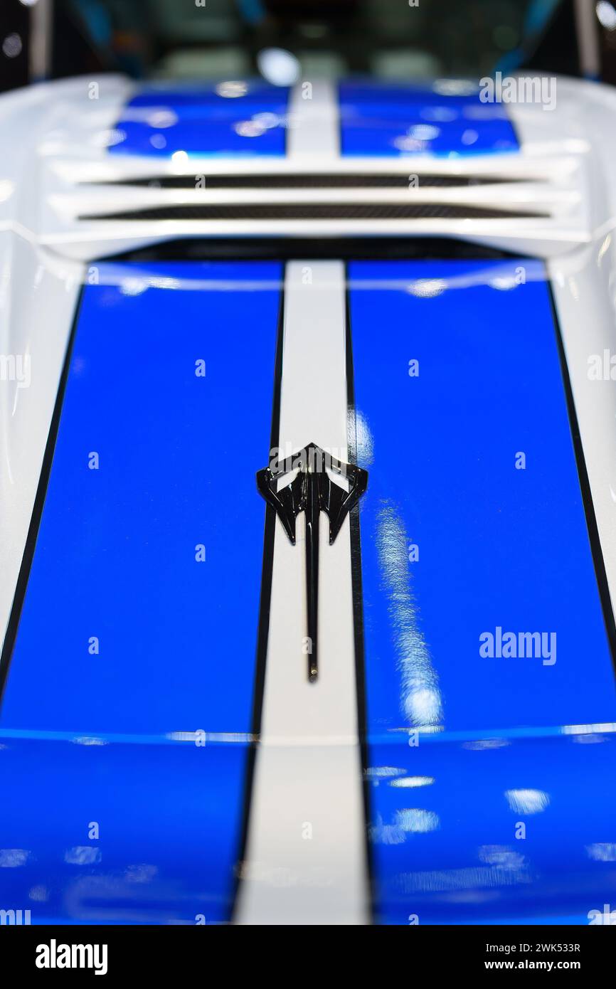 Design detail or feature in a Corvette Ray car Stock Photo - Alamy