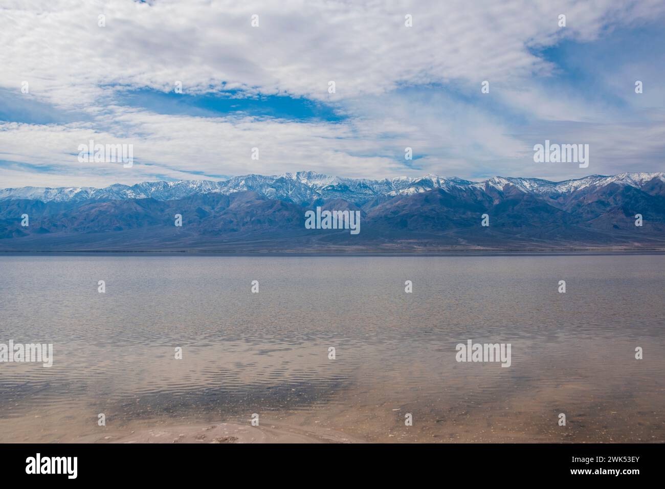 Lake Manly doesn't appear often in Badwater Basin in Death Valley ...
