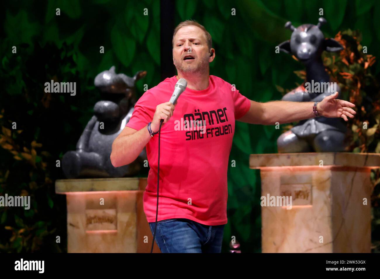 Comedian Mario Barth bei seiner Show in der Lanxess-Arena. Köln, 18.02. ...