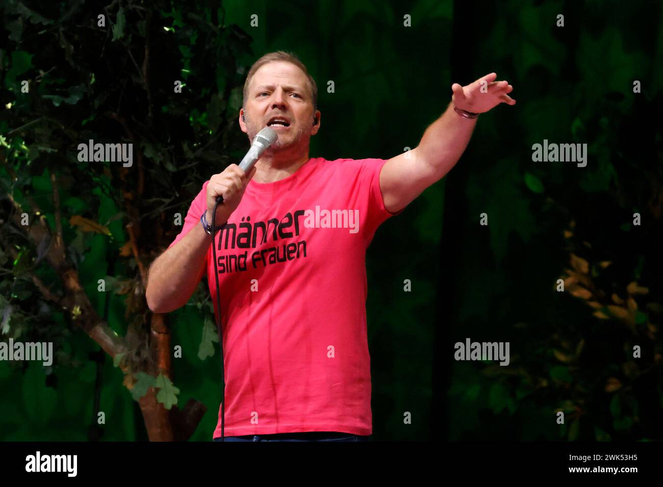 Comedian Mario Barth bei seiner Show in der Lanxess-Arena. Köln, 18.02. ...