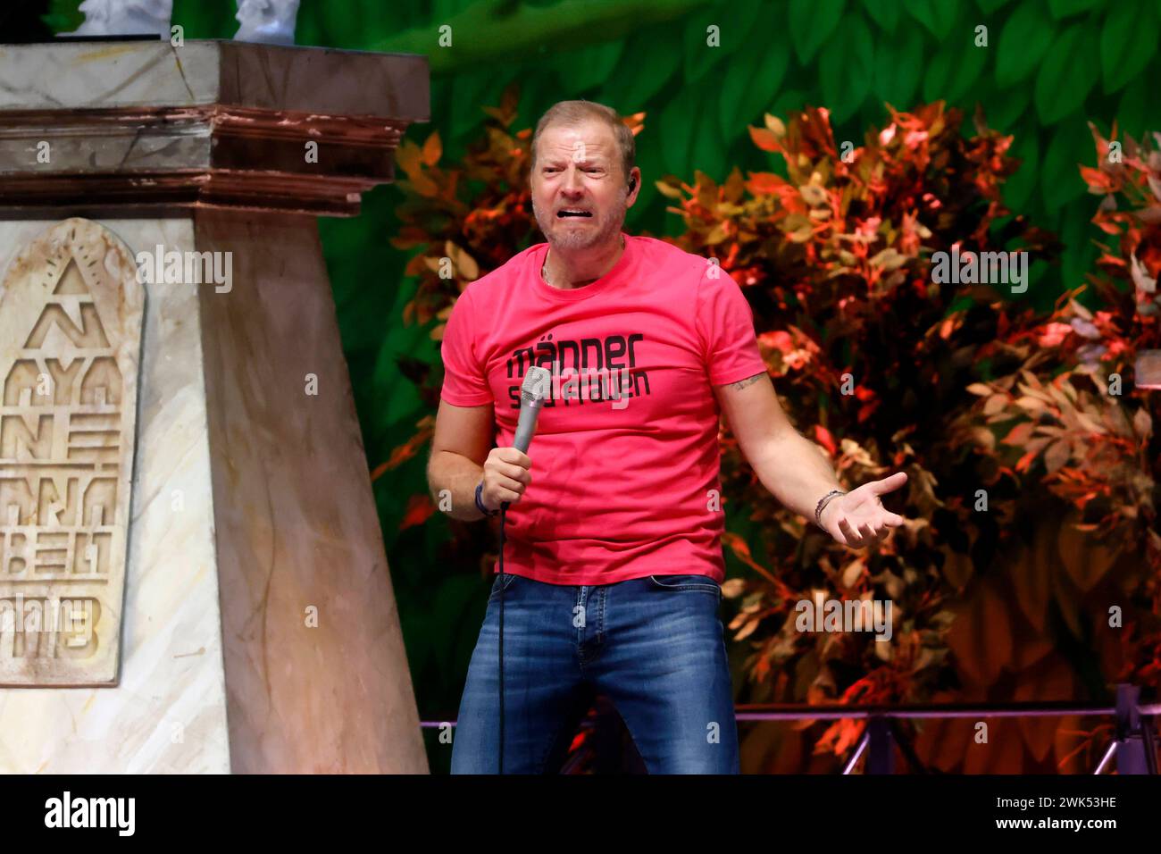 Comedian Mario Barth bei seiner Show in der Lanxess-Arena. Köln, 18.02. ...