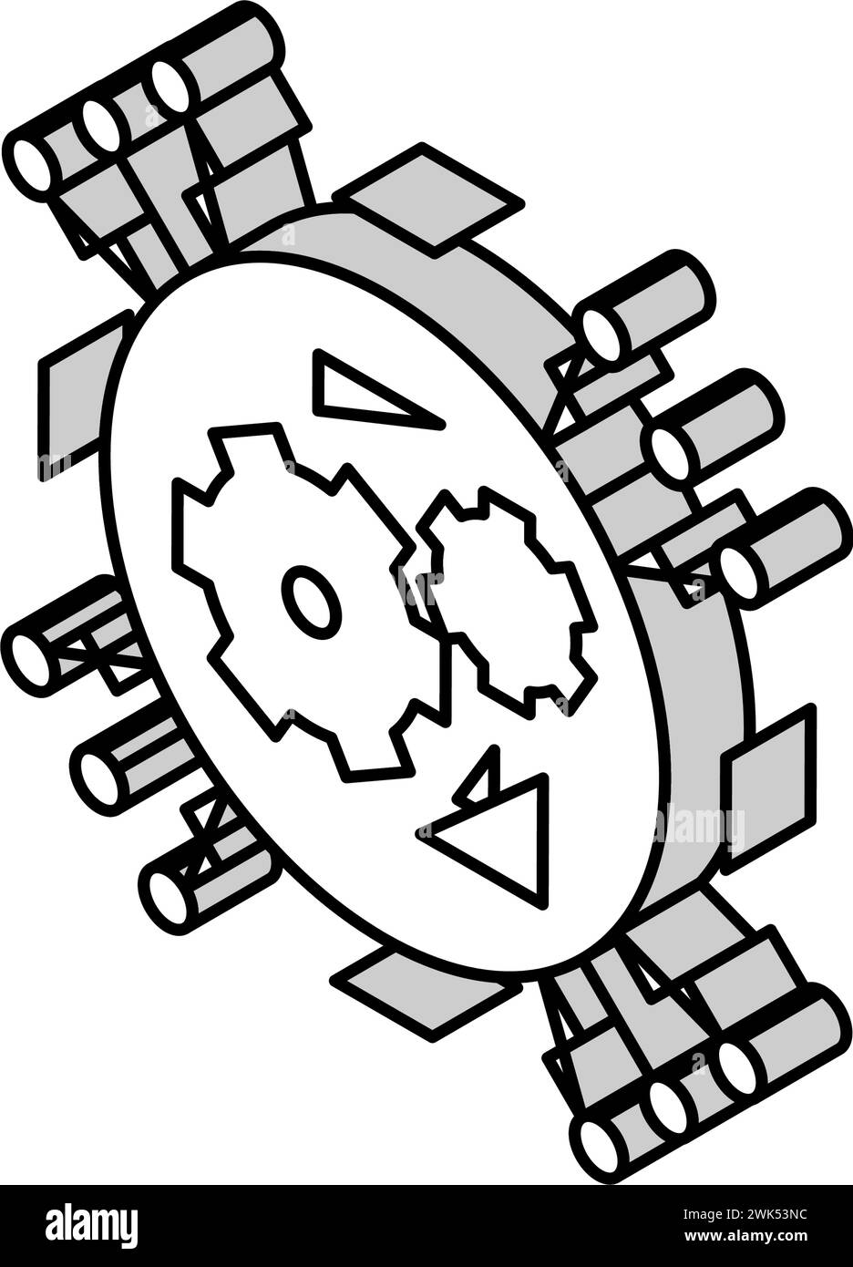 technology system isometric icon vector illustration Stock Vector Image ...