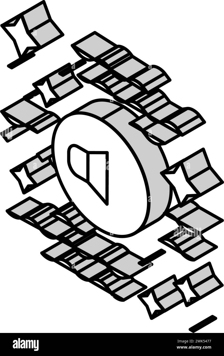 futuristic music isometric icon vector illustration Stock Vector Image ...