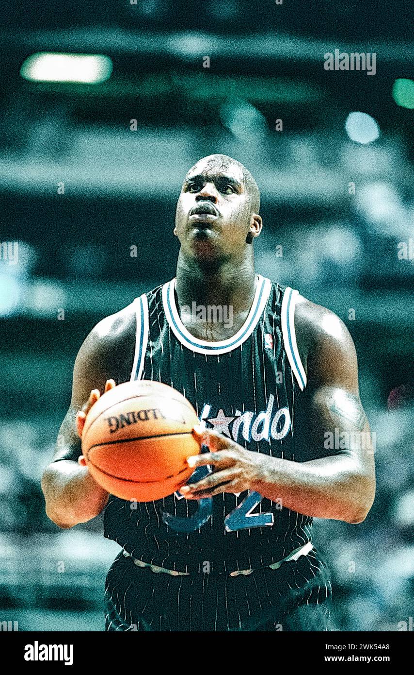 Shaquille O'Neal, Orlando Magic, 1995 Stock Photo - Alamy