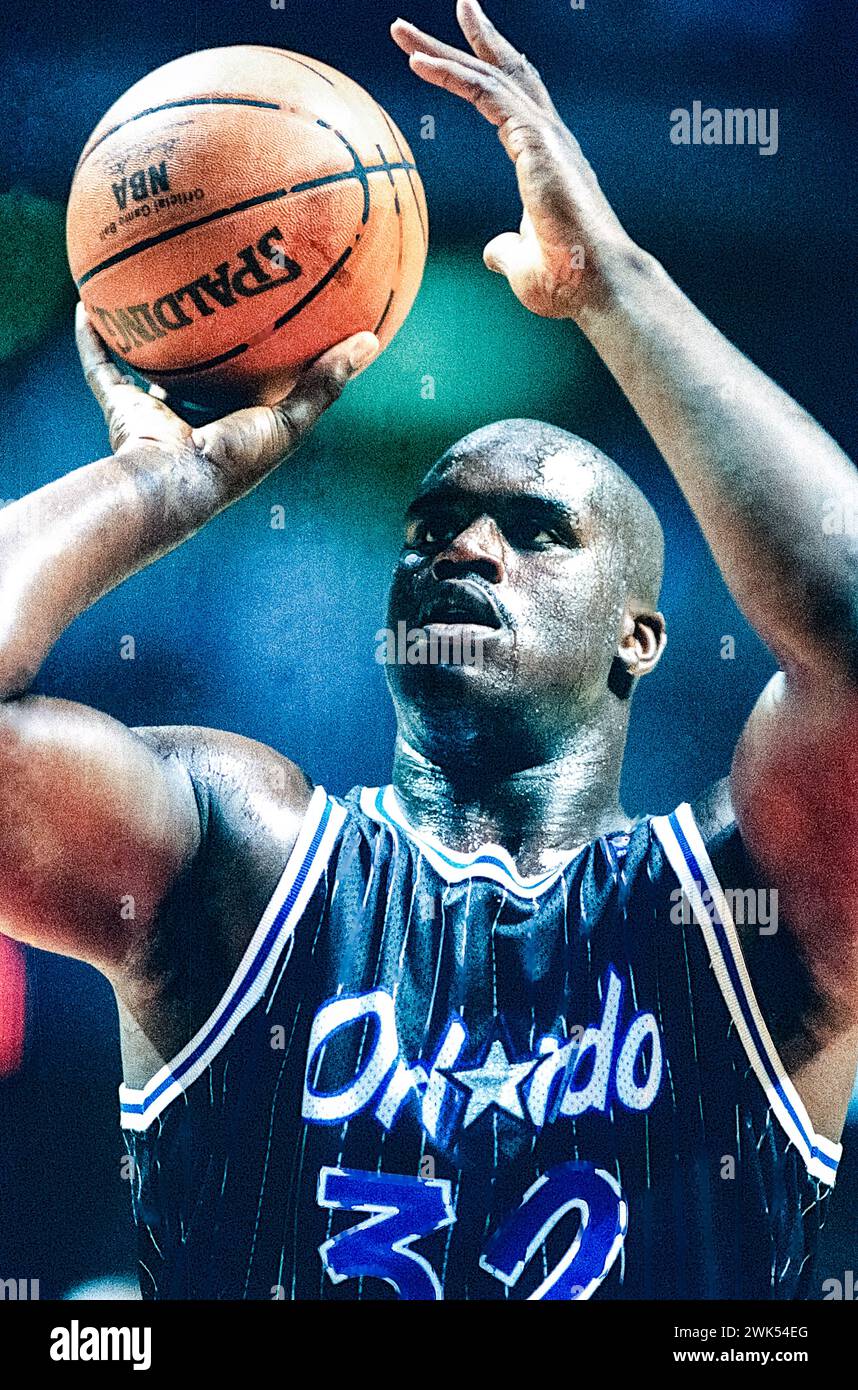 Shaquille O'Neal, Orlando Magic, 1995 Stock Photo - Alamy