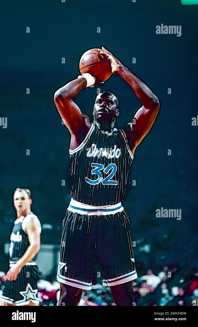 Shaquille O'Neal, Orlando Magic, 1992 Stock Photo - Alamy