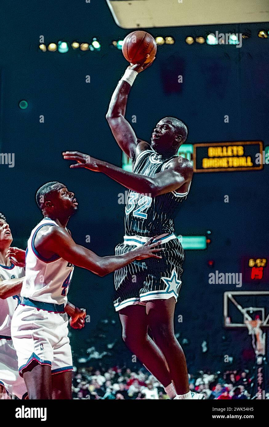 Shaquille O'Neal, Orlando Magic, 1992 Stock Photo - Alamy