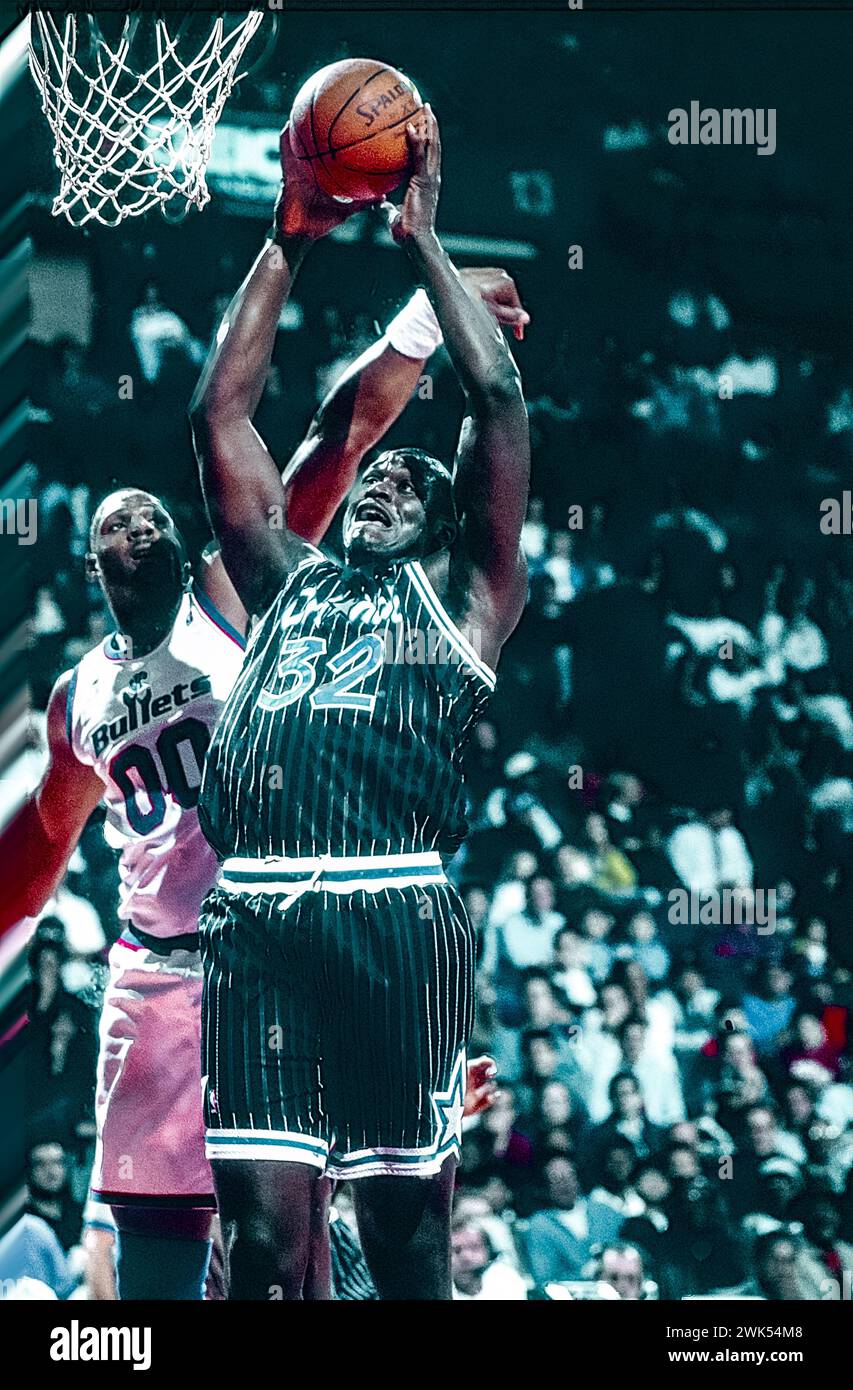 Shaquille O'Neal, Orlando Magic, 1993 Stock Photo - Alamy