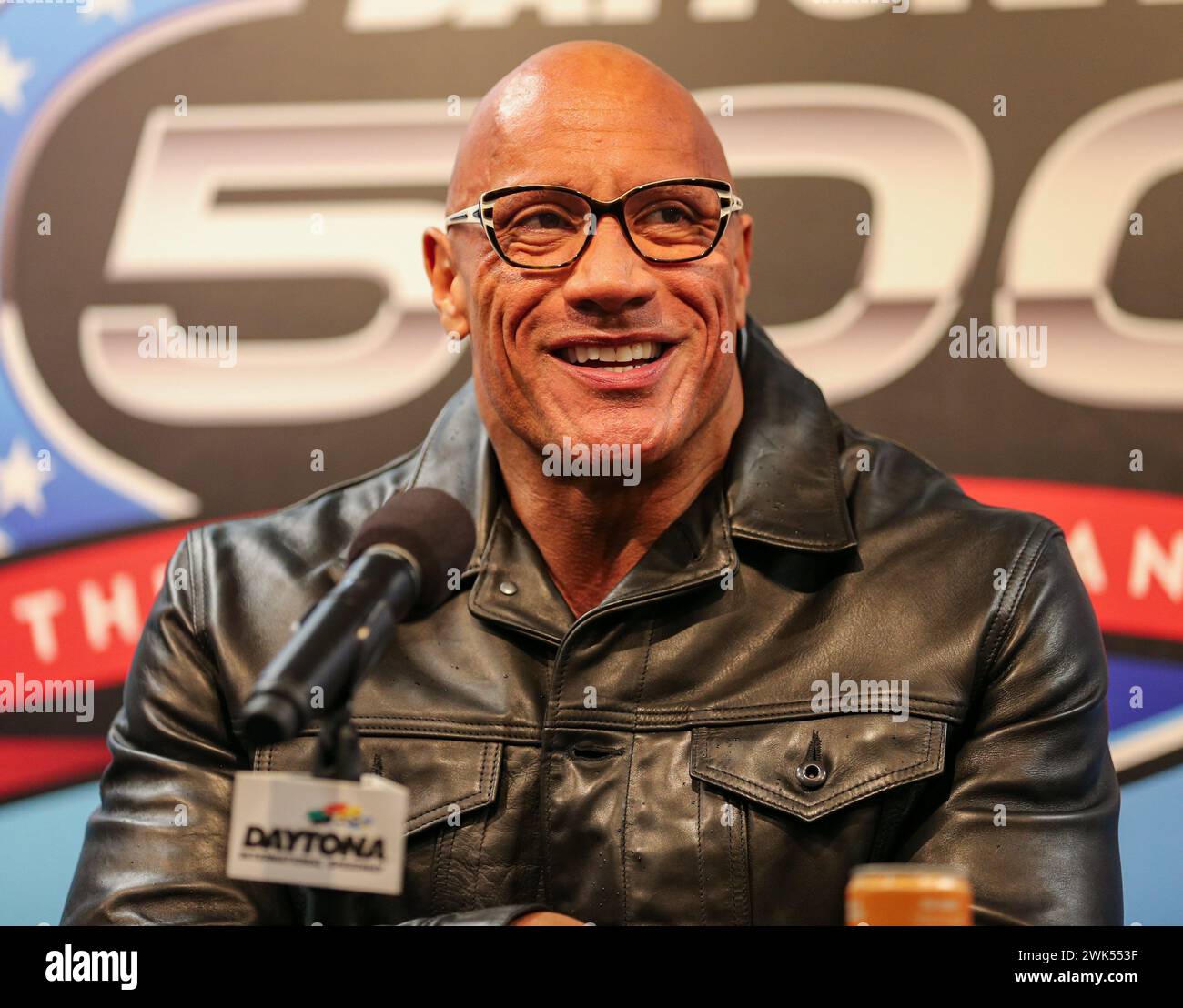 Daytona, United States. 18th Feb, 2024. Dwayne Johnson, also known as ...