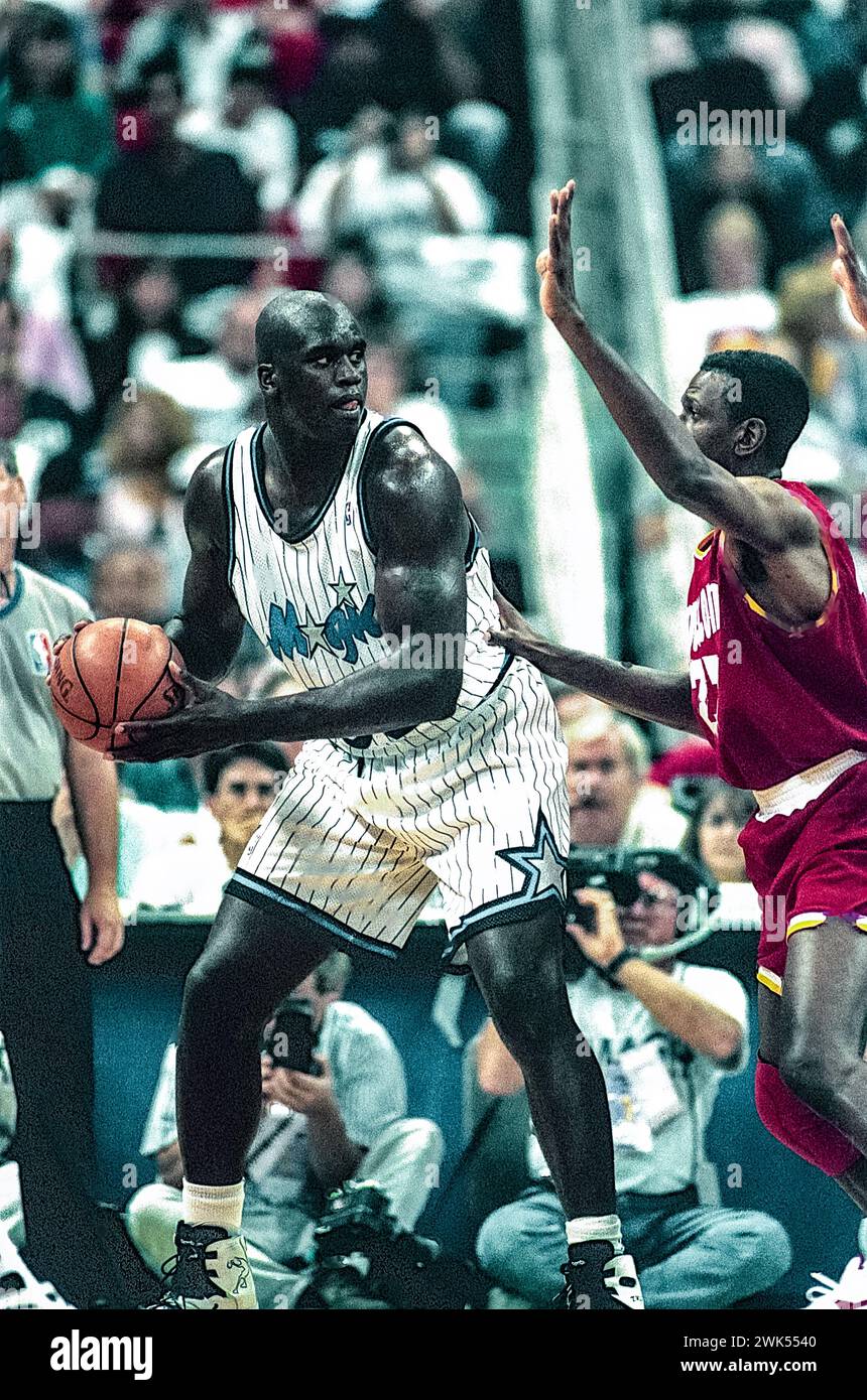 Shaquille O'Neal, Orlando Magic, 1995 Stock Photo - Alamy