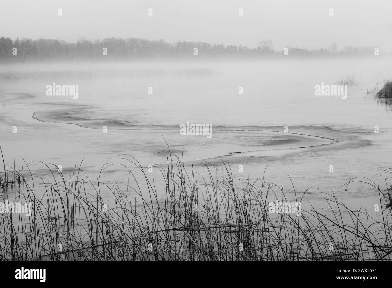 These Black and white images are of the Door County Peninsula located ...