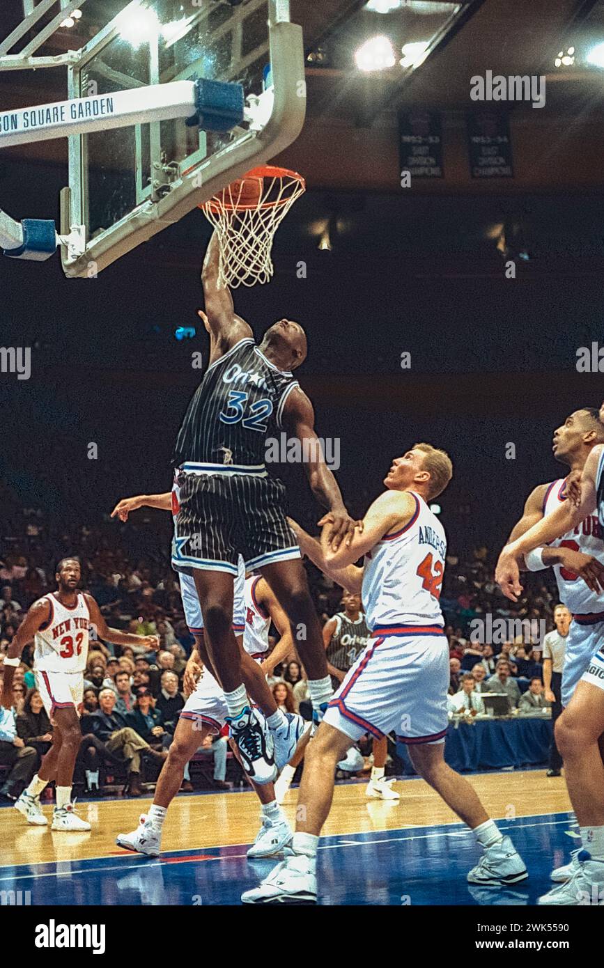 Shaquille O'Neal, Orlando Magic, 1992 Stock Photo - Alamy