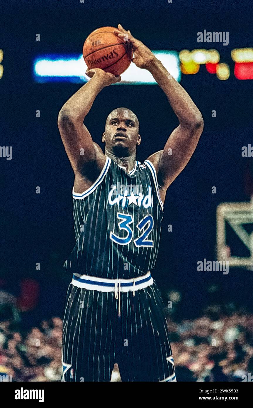 Shaquille O'Neal, Orlando Magic, 1992 Stock Photo - Alamy