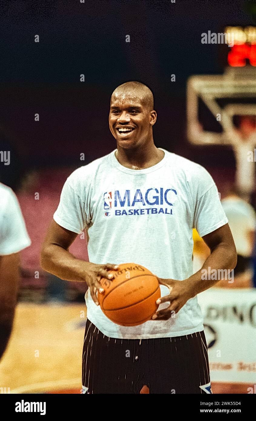 Shaquille O'Neal, Orlando Magic, 1992 Stock Photo - Alamy