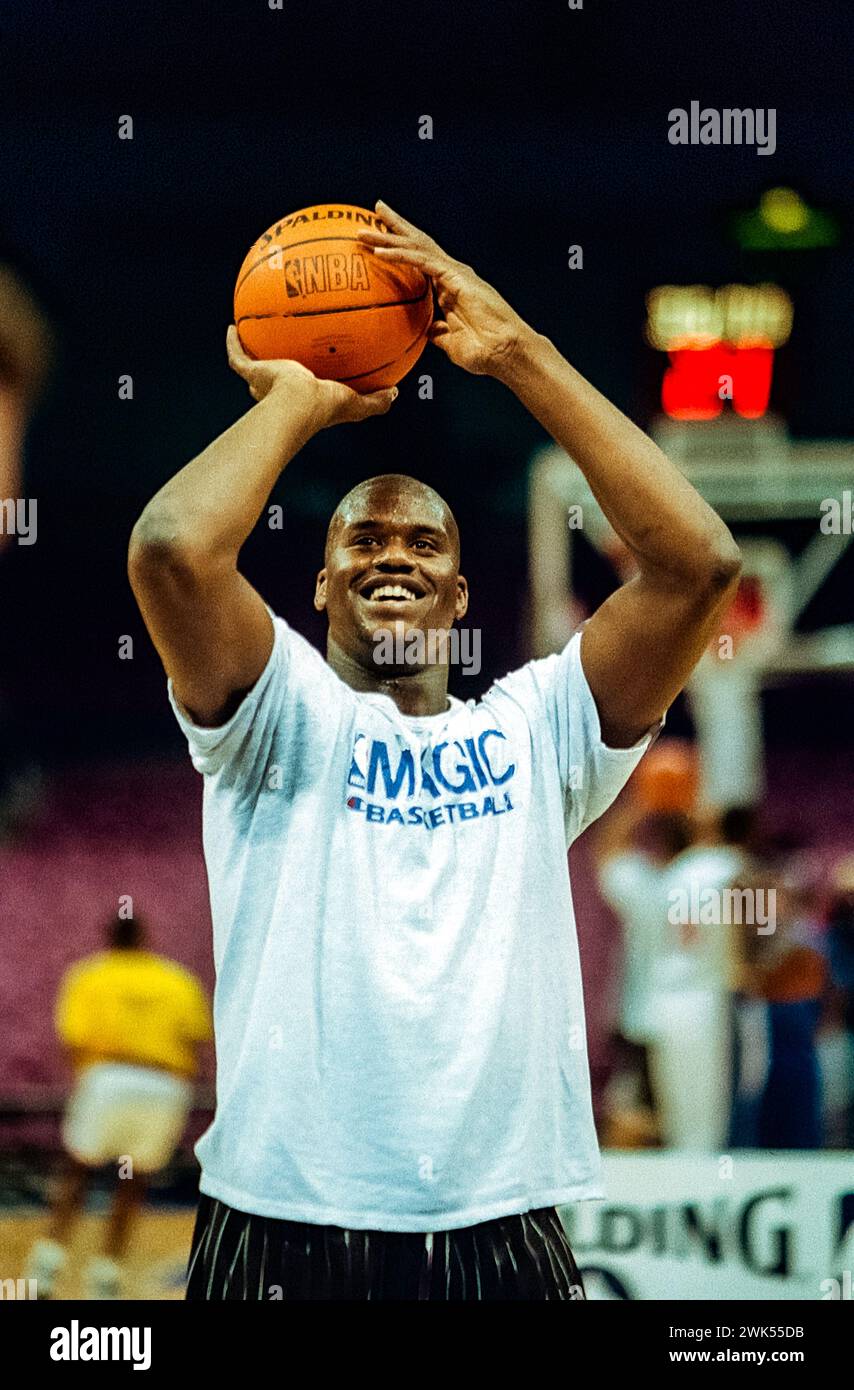 Shaquille O'Neal, Orlando Magic, 1992 Stock Photo - Alamy