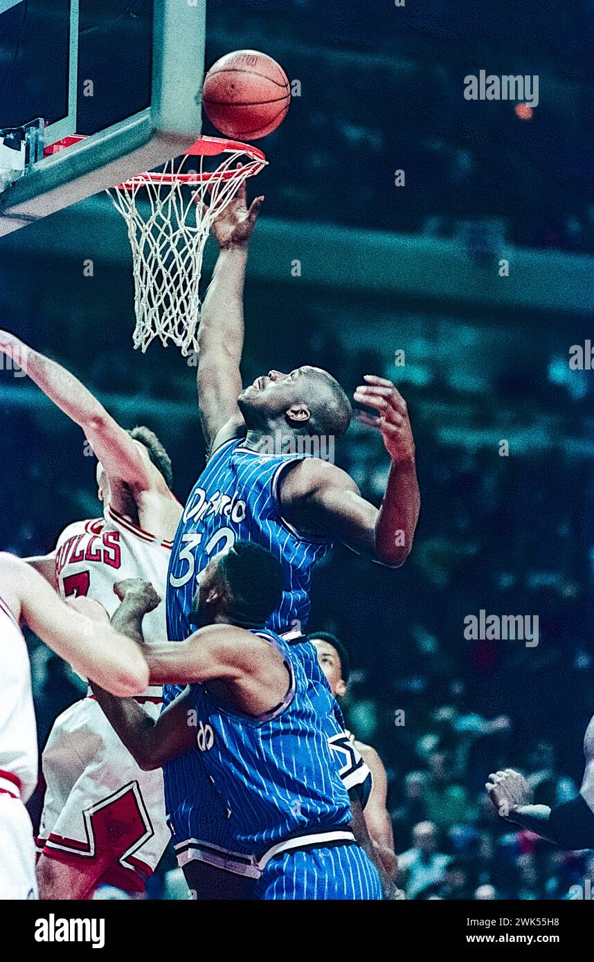 Shaquille O'Neal, Orlando Magic, 1995 Stock Photo - Alamy