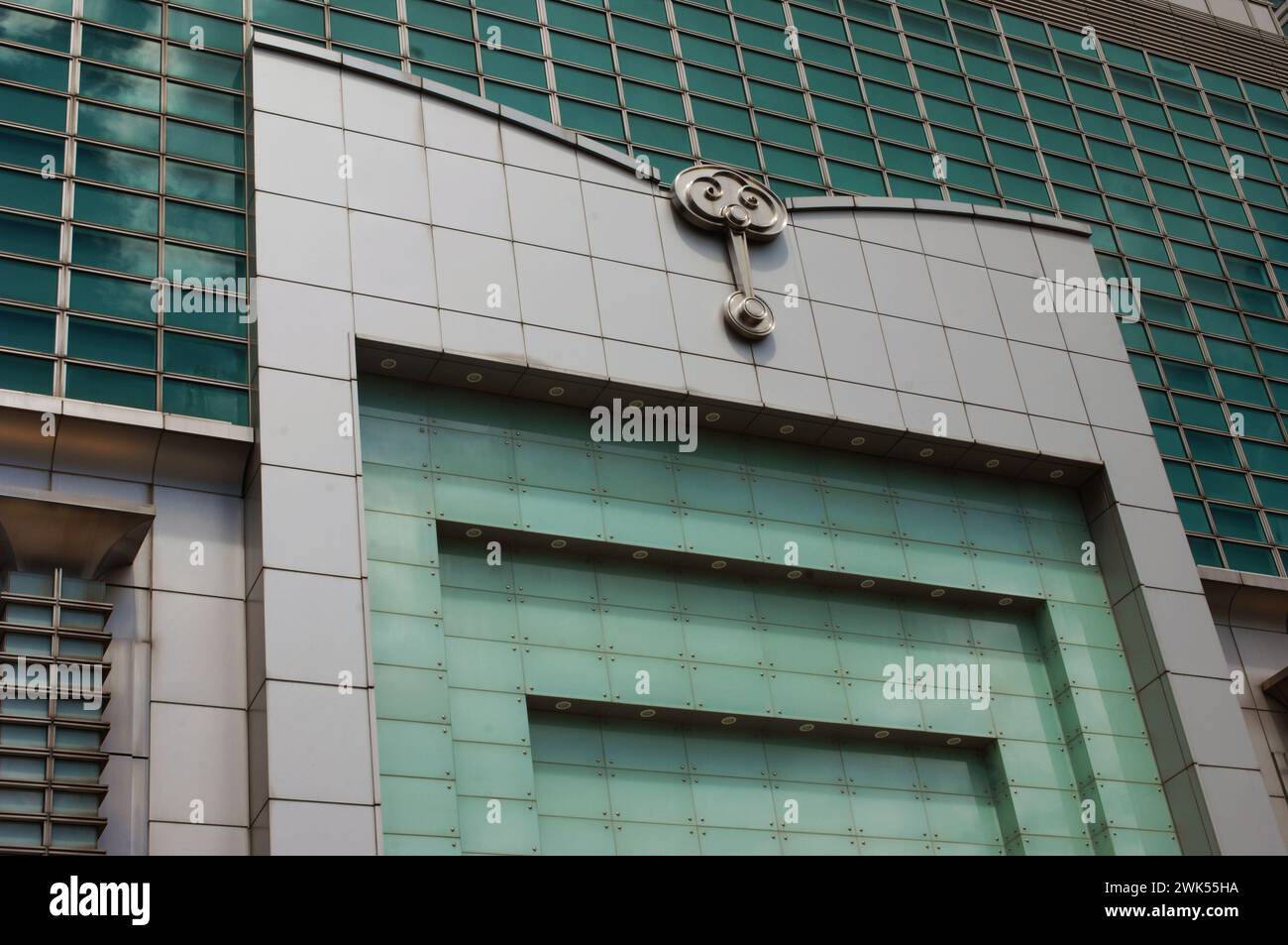Taipei 101 tower, a view from the ground looking up, Taipei, Taiwan ...