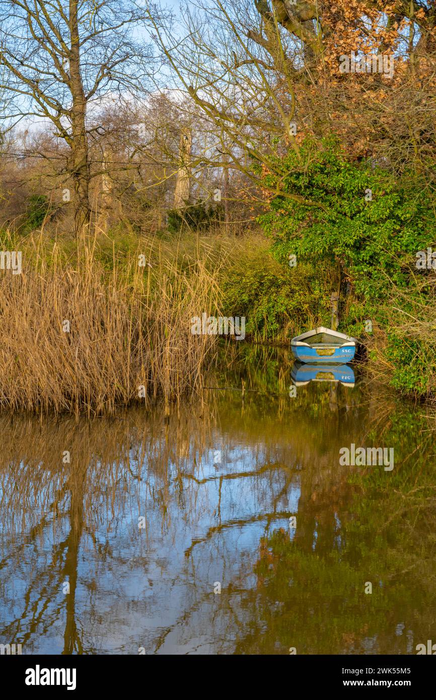 The Chelmar and Blackwater navigation near Beeleigh Lock Stock Photo ...