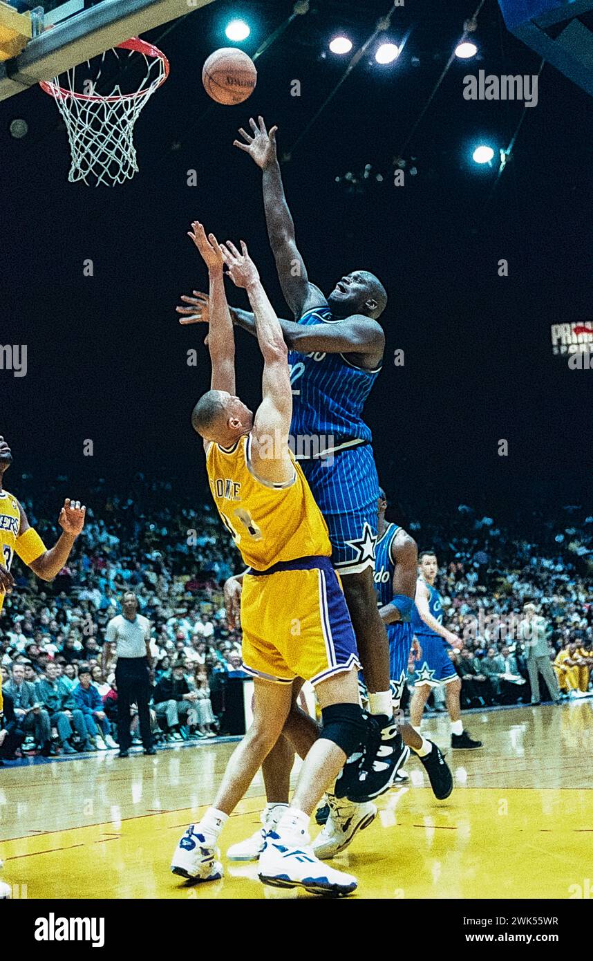 Shaquille O'Neal, Orlando Magic, 1995 Stock Photo - Alamy