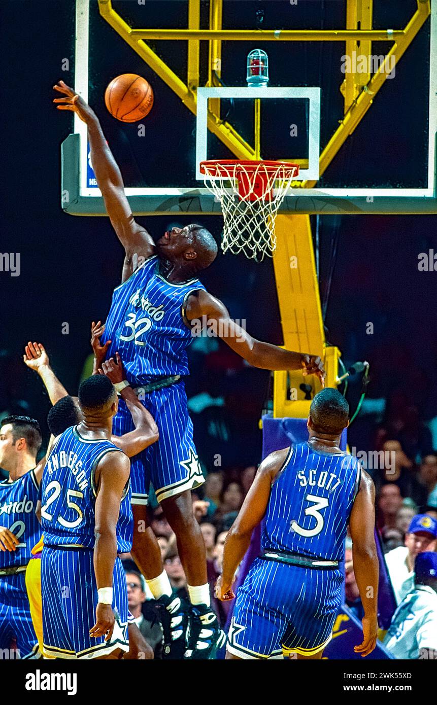 Shaquille O'Neal, Orlando Magic, 1995 Stock Photo - Alamy
