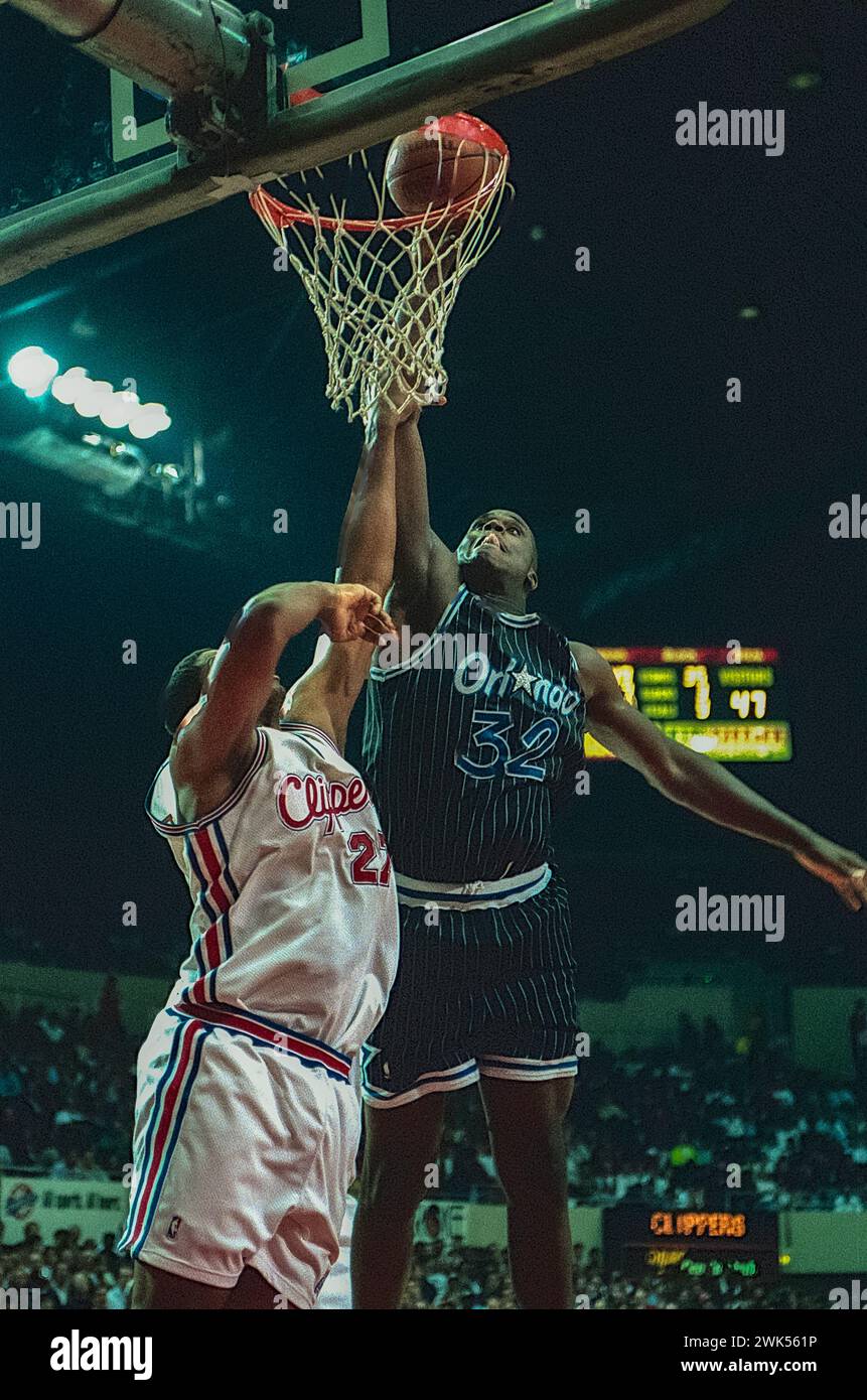 Shaquille O'Neal, Orlando Magic, 1993 Stock Photo - Alamy